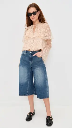 Sea Lyssa Denim Culottes