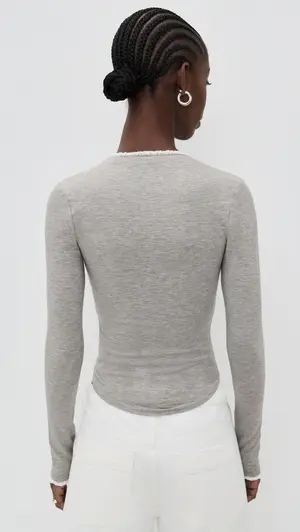 THE LINE BY K Nero Long Sleeve Top