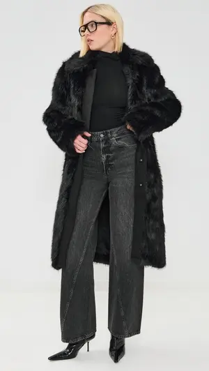 LA LIGNE Faux Fur Alpine Coat