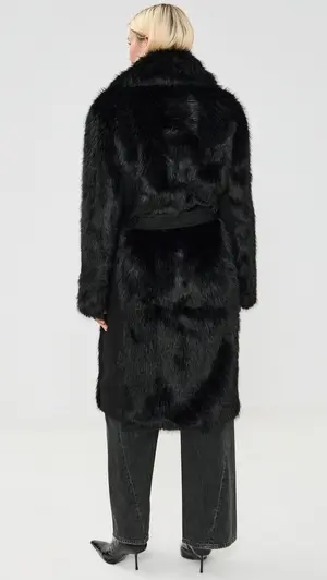 LA LIGNE Faux Fur Alpine Coat