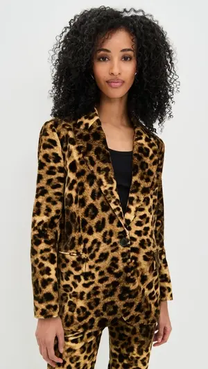 Ba&sh Bear Leopard Print Blazer