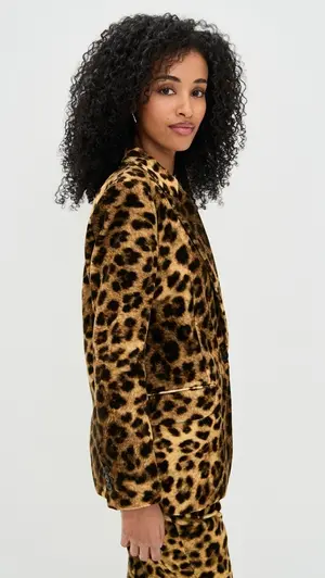 Ba&sh Bear Leopard Print Blazer
