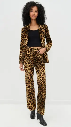 Ba&sh Bear Leopard Print Blazer