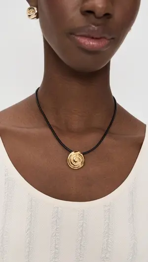 MAYAMAR Spiral Pendant Necklace
