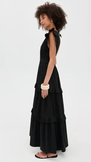 DE LORETA Cora Maxi Dress