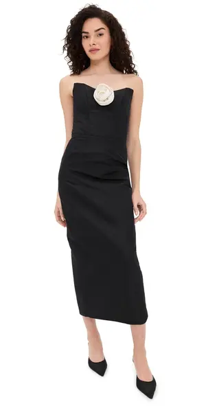 DAMARIS BAILEY Vivienne Strapless Midi Dress