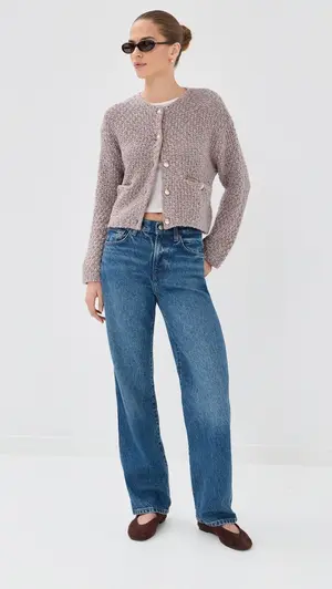 Sablyn Charlene Cropped Cashmere Jacket