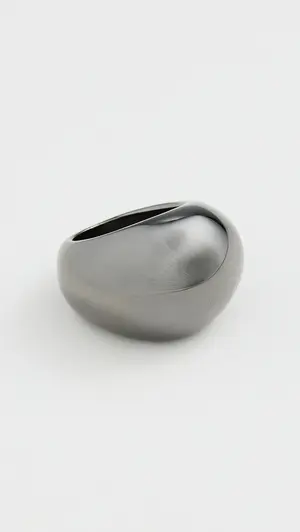 JENNIFER FISHER Dylan Statement Ring - Hematite