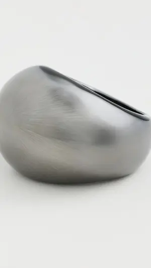JENNIFER FISHER Dylan Statement Ring - Hematite