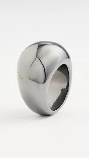 JENNIFER FISHER Dylan Statement Ring - Hematite