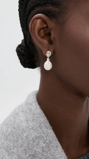 Ettika Freshwater Drop Earrings