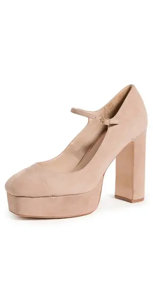 L'Agence Lilles Suede Pumps - Cappuccino