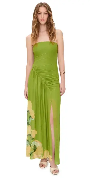 Bec & Bridge Citrina Strapless Maxi Dress
