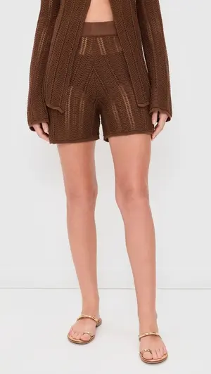 BAOBAB Corsica Crochet Knit Shorts