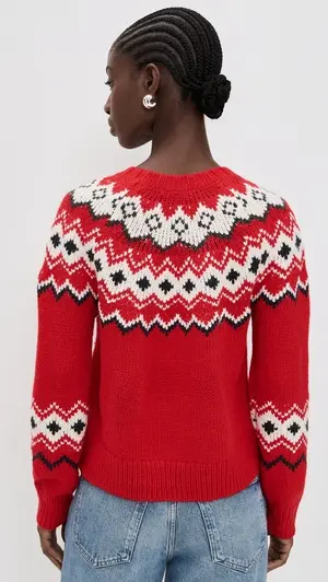 Z Supply Fair Isle Patterned Sweater