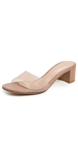 GIANVITO ROSSI Glass Heeled Sandals