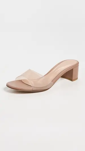 GIANVITO ROSSI Glass Heeled Sandals