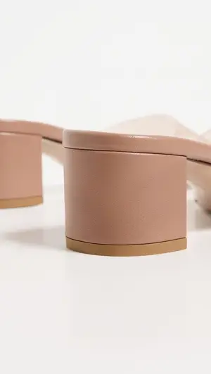 GIANVITO ROSSI Glass Heeled Sandals