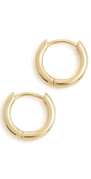 Madewell Demi Huggie Hoop Earrings - 14k Gold