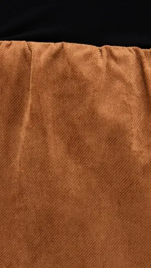 SHUSHU/TONG Smocked Short Skirt