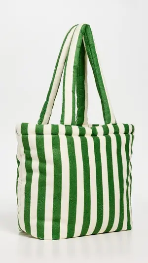 Farm Rio Striped Banana Tropical Tote - Multi