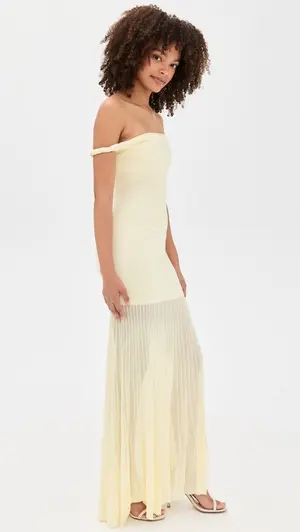 SIR. Elia Off-shoulder Maxi Dress