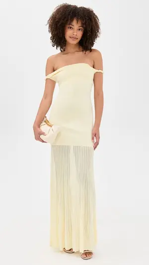 SIR. Elia Off-shoulder Maxi Dress