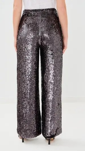 TWP Sequined Wide Leg Pants