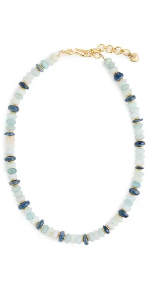Brinker & Eliza Meg Necklace - Kyanite/aquamarine