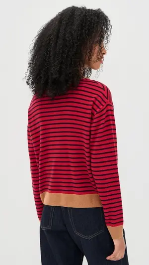 Xirena Lillian Cardigan - Red Stripe