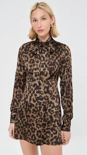 Françoise Molly Print Mini Dress