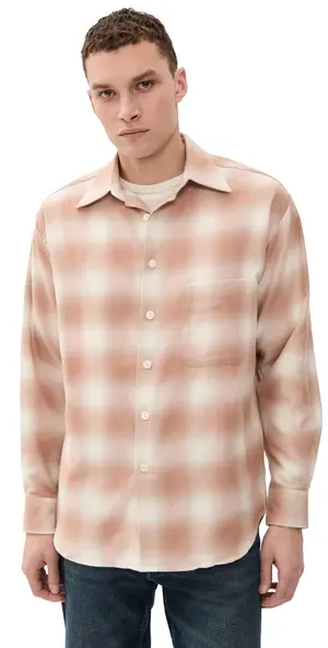 AARON LEVINE Shadow Flannel Shirt
