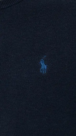 Polo Ralph Lauren Cotton Crewneck Sweater - Navy Heather