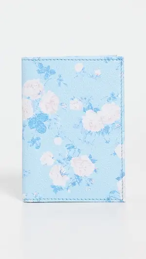 LoveShackFancy Passport Case - Whisper Blue