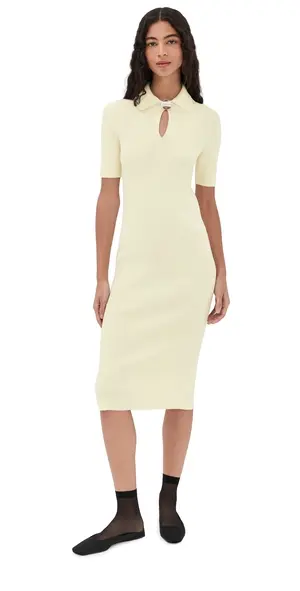 JIL SANDER Polo Midi Dress
