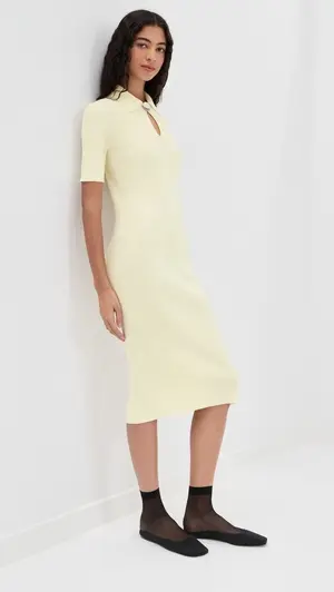 JIL SANDER Polo Midi Dress