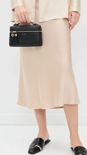 Tory Burch Romy Slim Top Handle Bag - Black