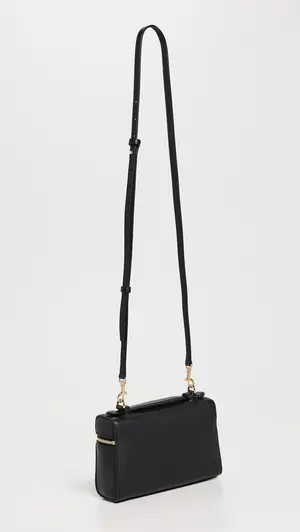 Tory Burch Romy Slim Top Handle Bag - Black