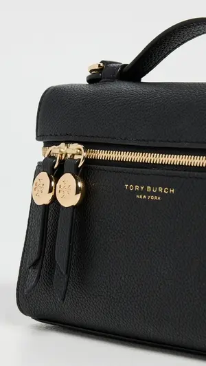 Tory Burch Romy Slim Top Handle Bag - Black