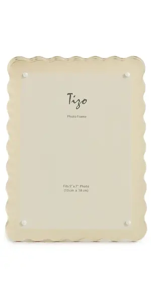 TIZO DESIGN Lucite 5x7 Frame - Gold