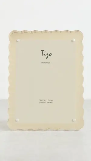 TIZO DESIGN Lucite 5x7 Frame - Gold