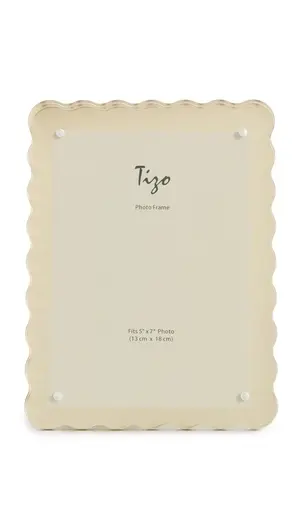 TIZO DESIGN Lucite 5x7 Frame - Gold