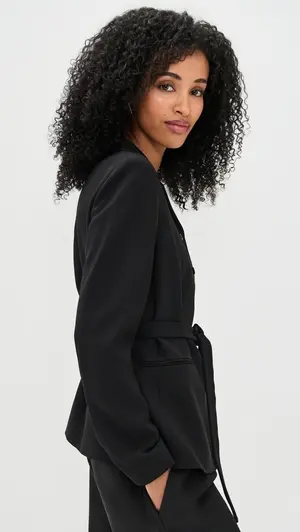 Theory Tie-waist Button Jacket