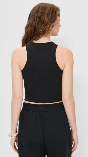 Adidas Essentials Ribbed Tank - Black