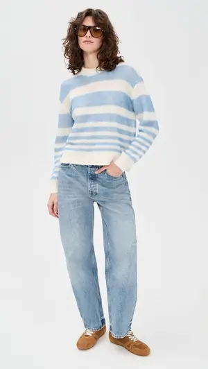 PISTOLA Striped Knit Sweater