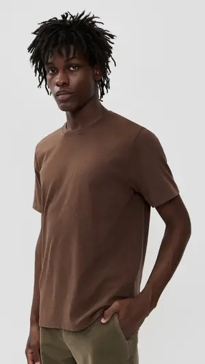 MCTAVISH Hemp Tee - Brown