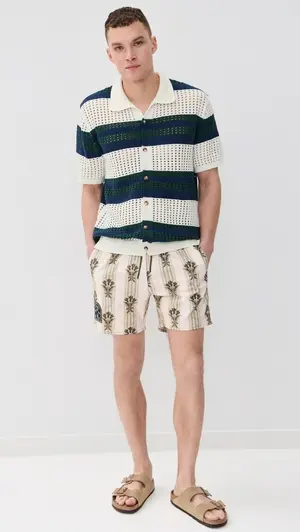 Agua Bendita Jared Crochet Shirt