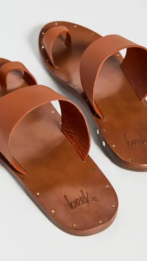 Beek Finch Leather Sandals - Tan