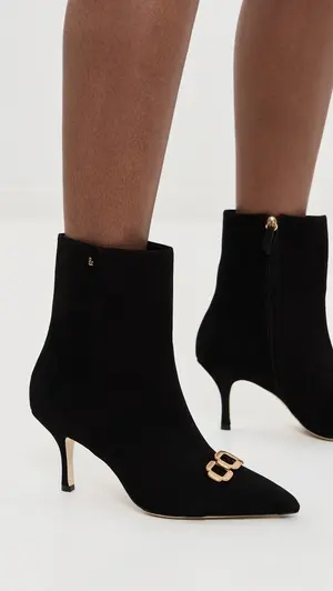 Larroude Mini Kate Ankle Boots - Black