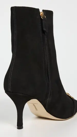 Larroude Mini Kate Ankle Boots - Black